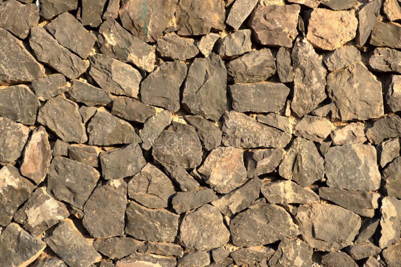 Gray Stone Wall Texture Pattern Background Stock Image - Image of built ...