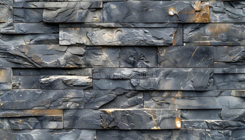 Gray Stone Wall Texture. Wide Panoramic Rock Pattern. Natural Masonry ...