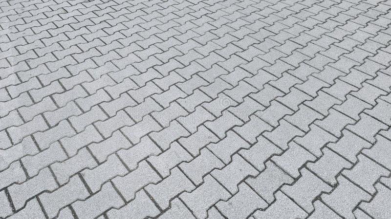 Paving Stones Form a Detailed Pattern on a Walkway in a City Setting ...