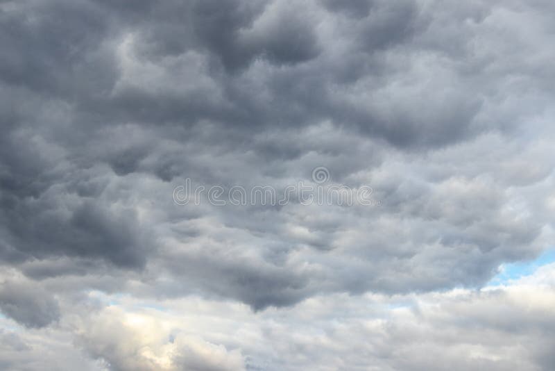 Gray Stormy Sky with Dramatic Clouds, Sky during a Cyclone Stock Photo ...