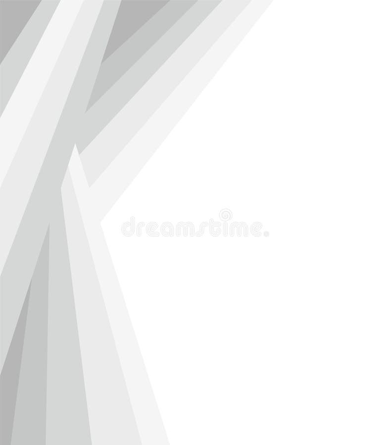 Gray Striped Geometric Shape Soft Frame. Stock Vector - Illustration of ...