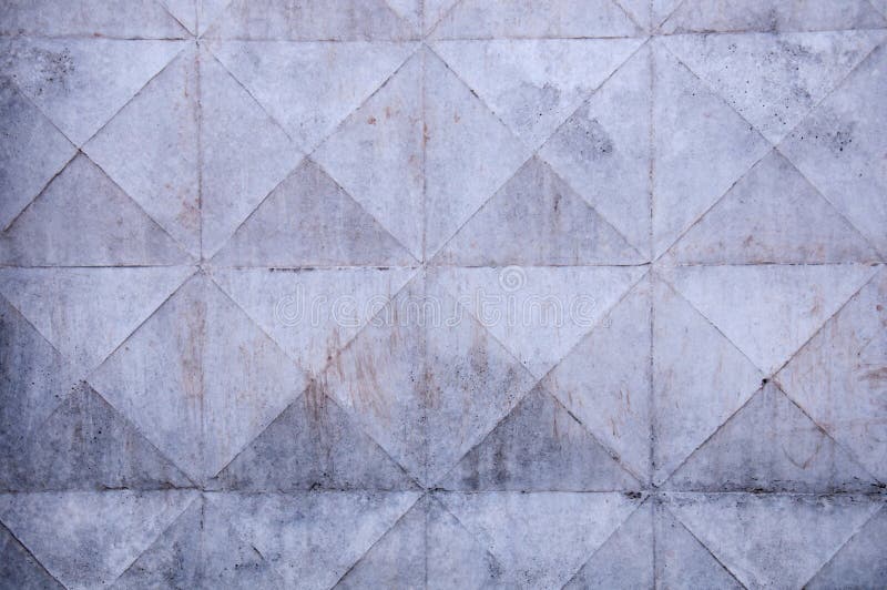 Gray Structural Wall. Concrete Slab with Conical Elements. Stock Image ...