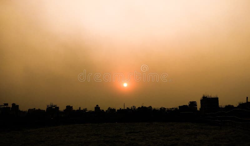 Gray Sunset stock image. Image of sunset, gray, black - 87867951
