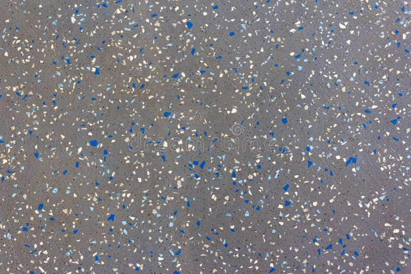 A Gray Surface with Colored Particles Arranged Randomly. Clusters of ...