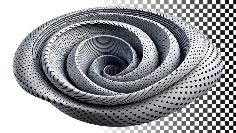 Gray Swirl Vortex Texture, Abstract Spiral Design, Dynamic Motion ...