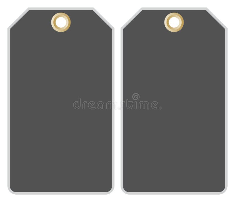 Gray Tag Label Symbol Sign,Vector Illustration, Isolate on White ...