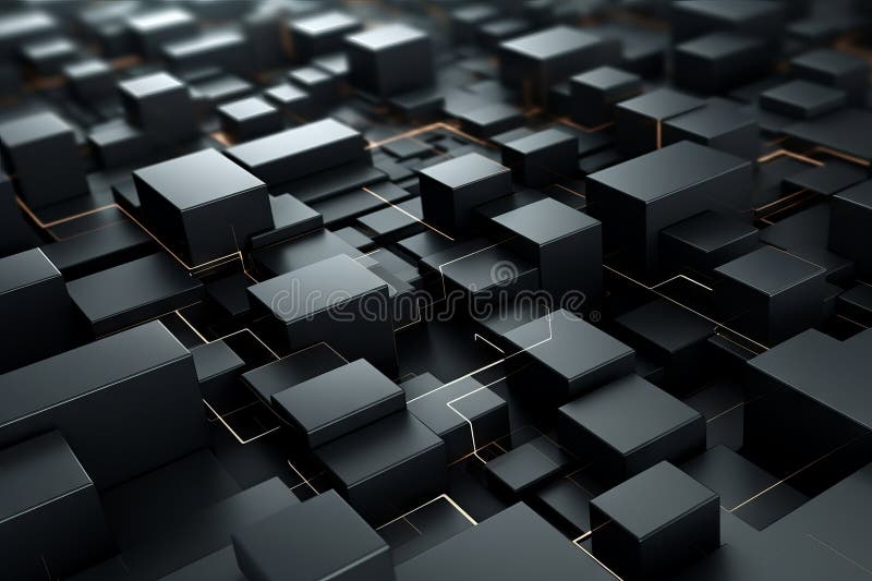 Gray Tech Backdrop for Innovation Stock Illustration - Illustration of ...