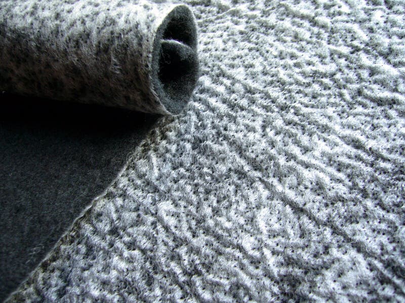 Gray Technical Fabric Thinsulate Insulation. Stock Photo - Image of ...