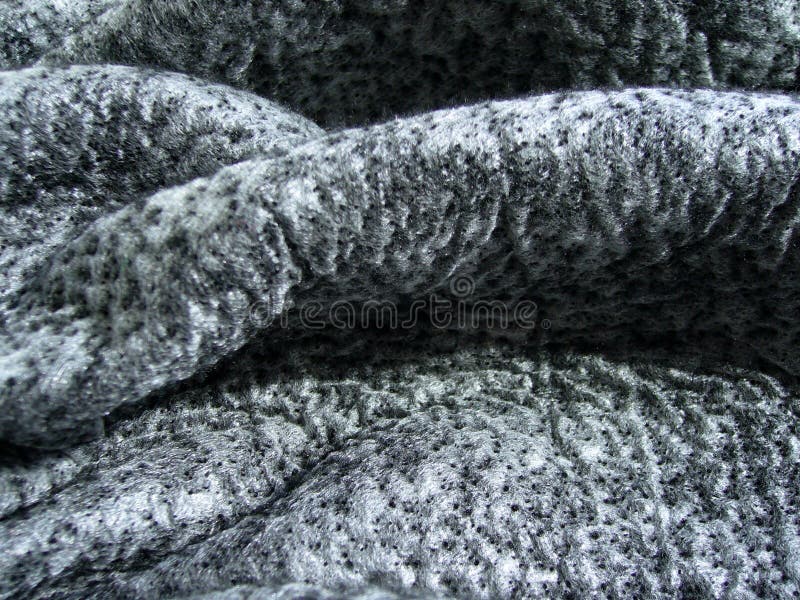 Gray Technical Fabric Thinsulate Insulation. Stock Photo - Image of ...