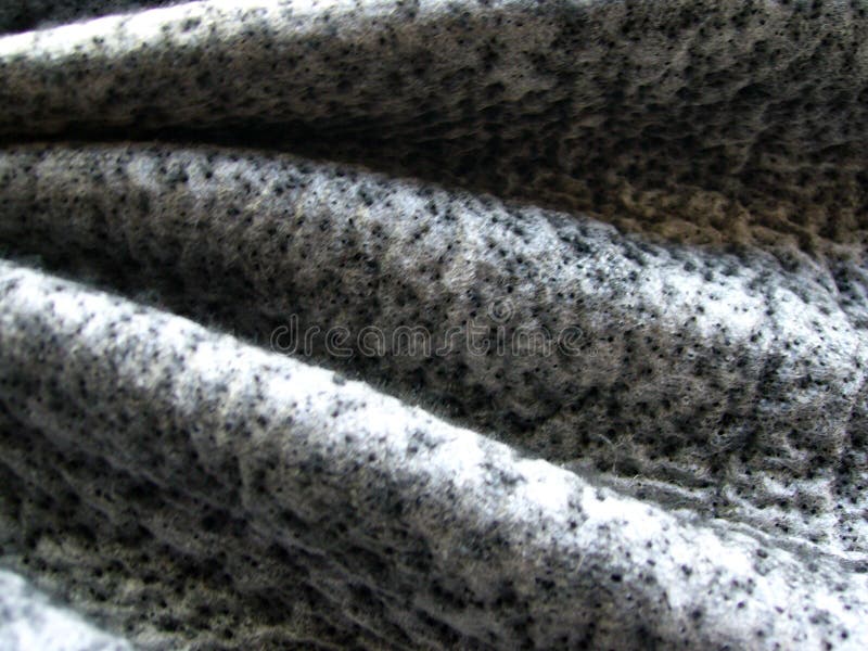 Gray Technical Fabric Thinsulate Insulation. Stock Photo - Image of ...