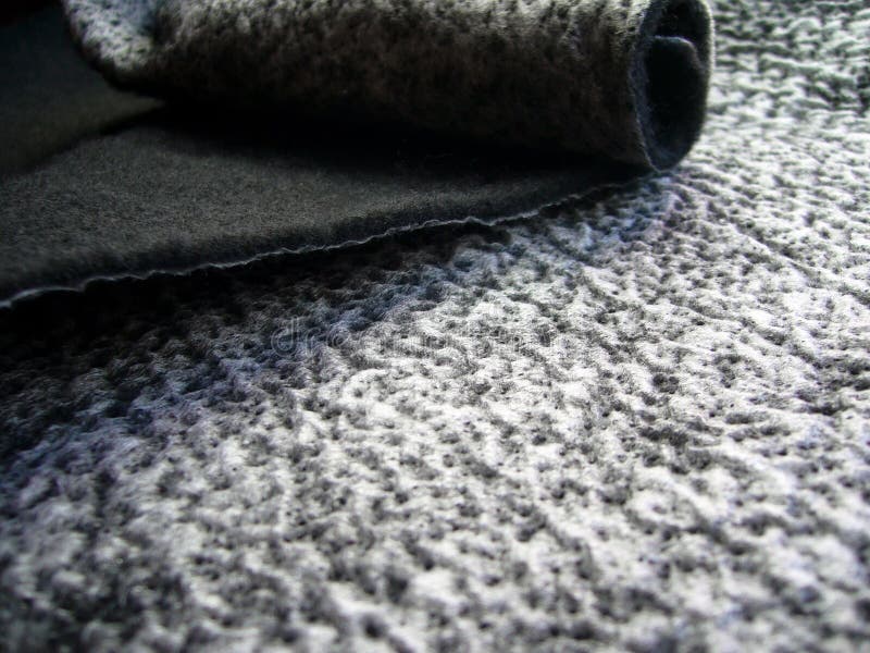 Gray Technical Fabric Thinsulate Insulation. Stock Photo - Image of ...
