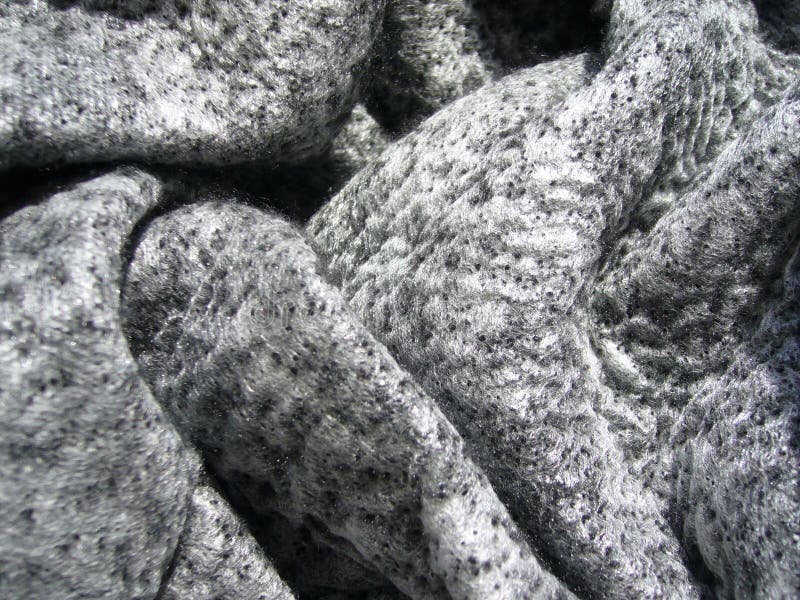 Gray Technical Fabric Thinsulate Insulation. Stock Photo - Image of ...