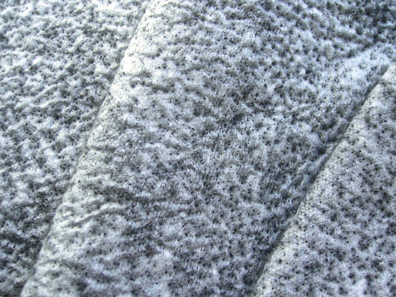 Gray Technical Fabric Thinsulate Insulation. Stock Image - Image of ...