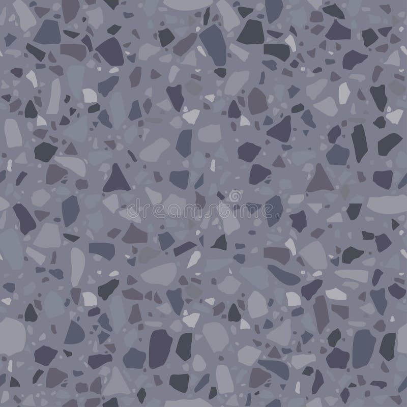 Gray Terrazzo Seamless Texture. Floor Tile, Polished Stone Pattern ...