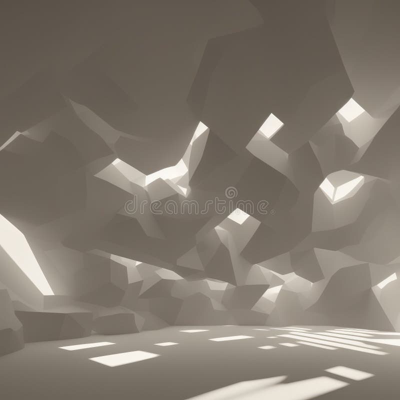 Gray Texture of Cut Blocks Making Up a Room Stock Image - Image of ...