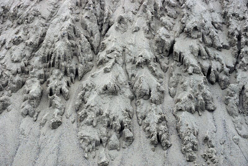 Gray Texture from a Pile of Sandy Sea Sand Stock Photo - Image of ...