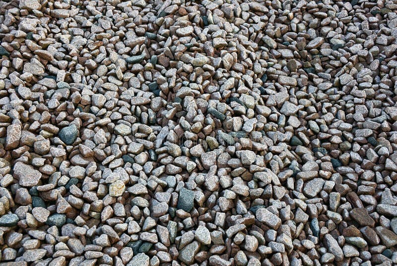 Gray Texture of Small Stones of Building Rubble Stock Image - Image of ...