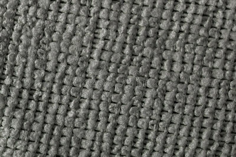 Gray Texture of a Textile Fiber Cloth. Empty Background of Gray Color ...