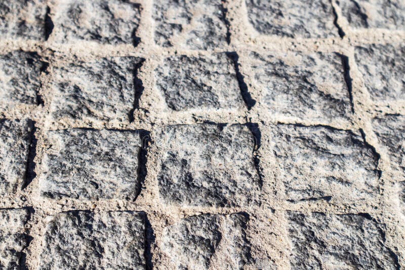 Gray, Textured, Bumpy Cobblestone Road Stock Photo - Image of brick ...