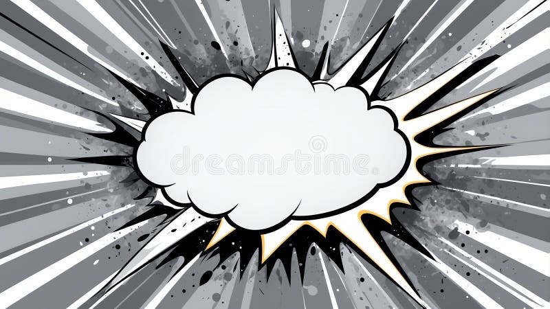 Gray Theme Exploding Pop Speech Stock Illustrations – 7 Gray Theme ...