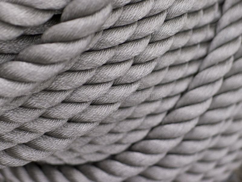 Gray Thick Rope foto de stock. Imagem de volta, giro - 43286988
