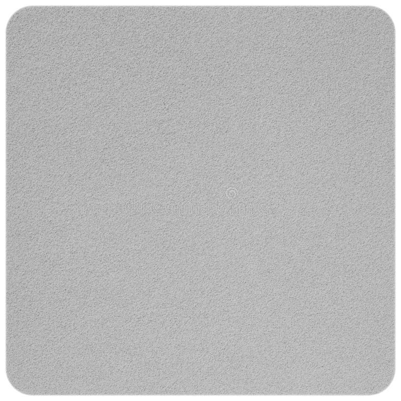 Gray Tile Made of Sponge Material Against White Stock Photo - Image of ...