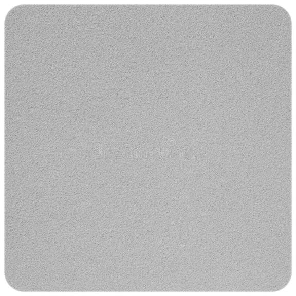 Gray Tile Made of Sponge Material Against White Stock Photo - Image of ...