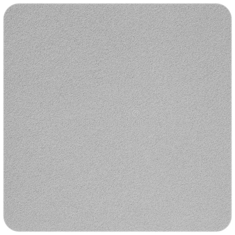 Gray Tile Made of Sponge Material Against White Stock Photo - Image of ...