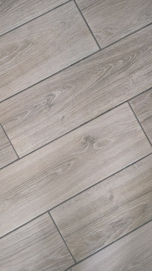 Gray Tile What Looks Like Wood on the Floor Stock Image - Image of gray ...