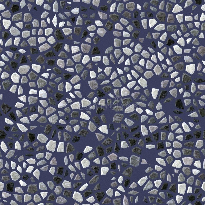 Gray tiles seamless mosaic stock illustration. Illustration of color ...