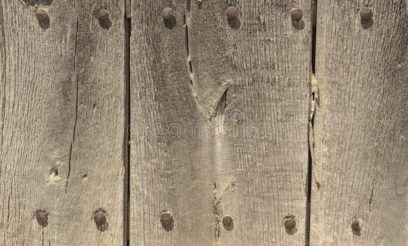 Gray Timber with Rusty Nails Stock Image - Image of natural, aged: 55106731
