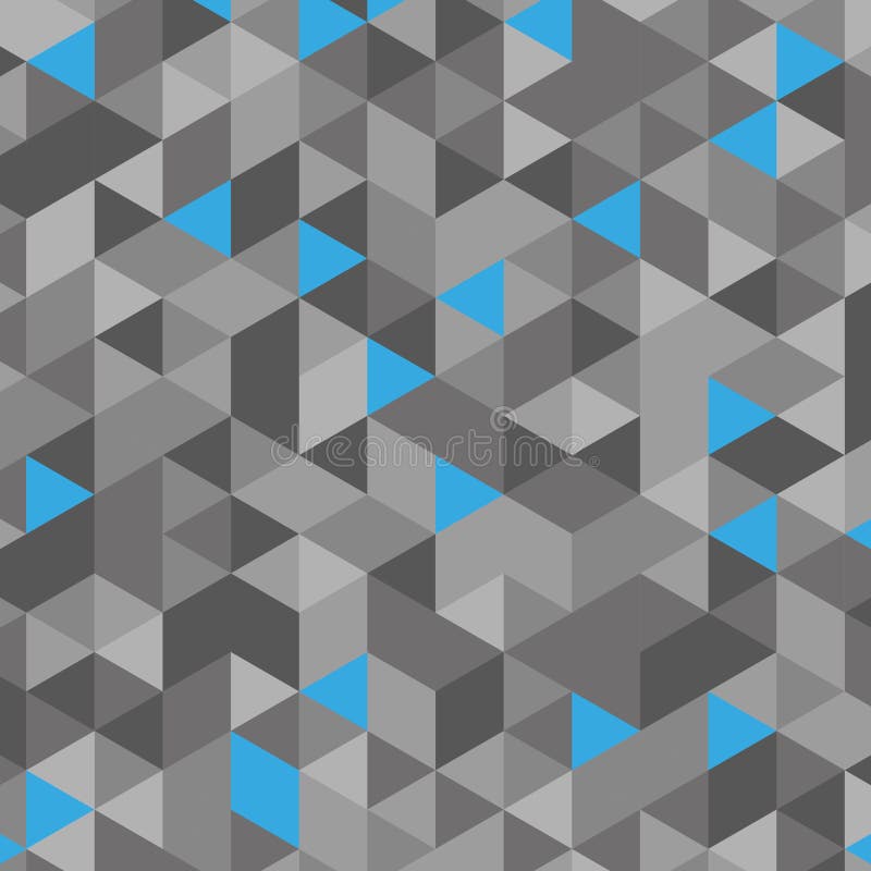 Gray Triangle Pattern. Modern Geometric Design. Abstract Seamless ...