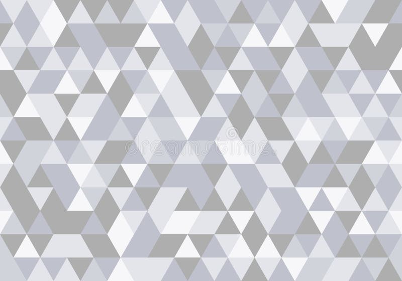 Gray Triangle Repeat Pattern Design Decoration. Background Illustration ...