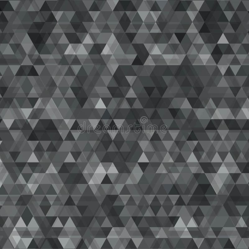 Gray Triangular Background. Abstract Geometric Template for ...