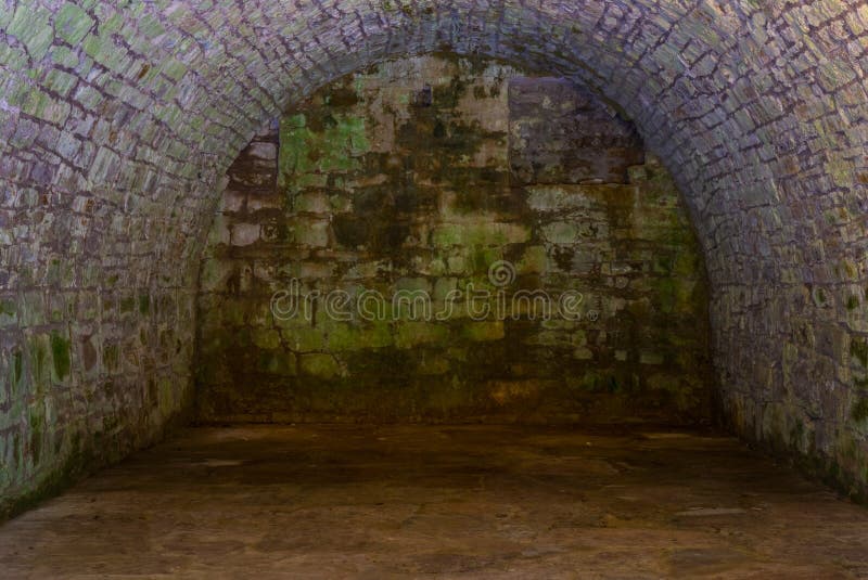 The Gray Und Old Stone Wall and Floor Stock Photo - Image of ruin ...