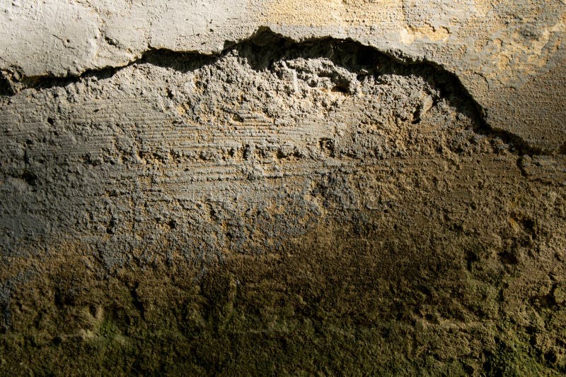Gray Sand Texture Wall Collapses Stock Photo - Image of stone, layer ...
