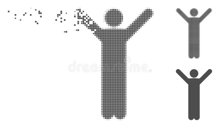 Pixel Halftone Happy Stock Illustrations – 521 Pixel Halftone Happy ...