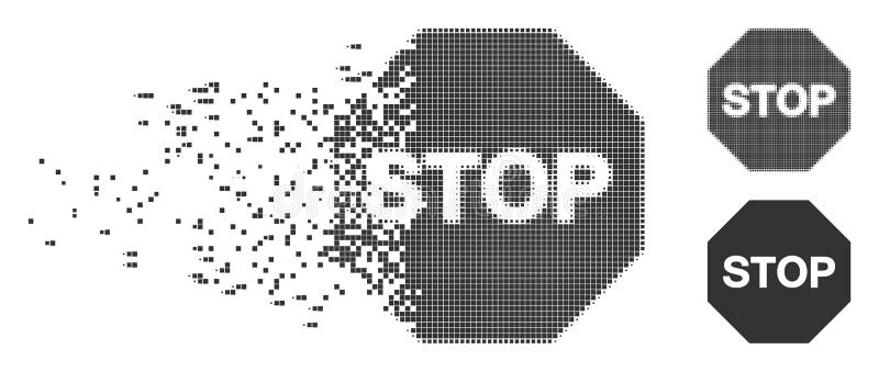 Pixelated Stop Sign Stock Illustrations – 228 Pixelated Stop Sign Stock ...