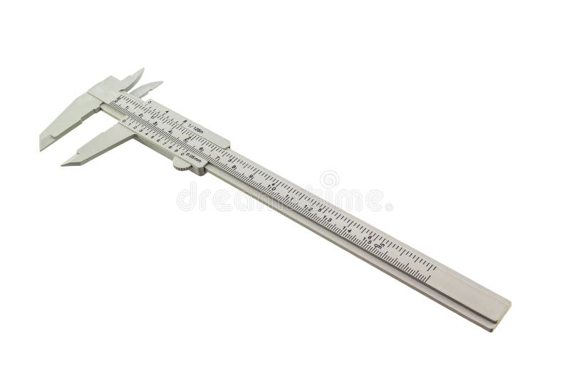 Gray vernier caliper stock photo. Image of precise, accurate - 52813968