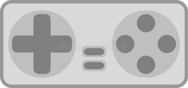 Gray Video Game Controller. Video Game Controller Icon. Stock Vector ...