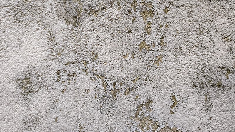 Gray Wall with Dark Details of Humidity and Peeling from Time of Use ...