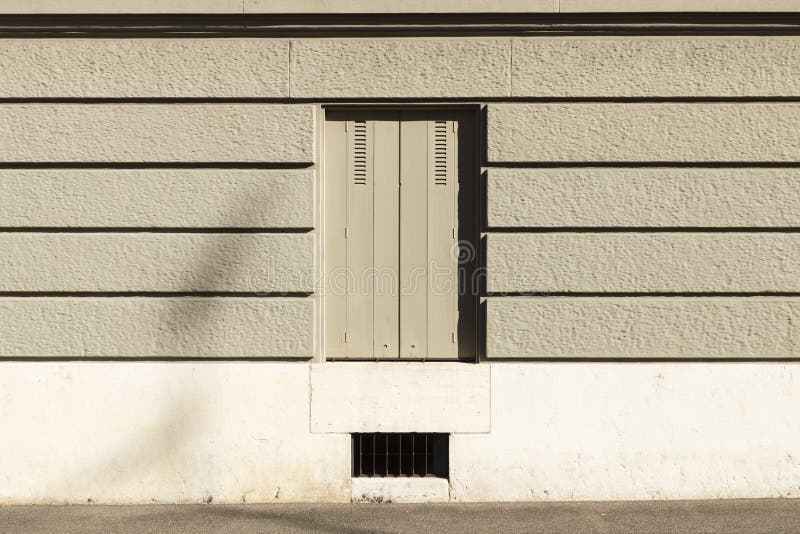 Grey Wall with Horizontal Stripes Stock Image - Image of horizontal ...