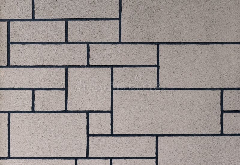Gray Wall with Pattern Black Line Brick Interior Background Stock Photo ...