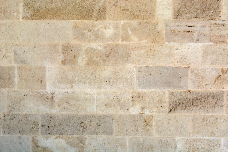 Gray Wall of Sandstone Blocks Rectangular Shape with Smooth Edges Stock ...