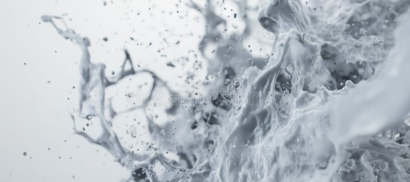 Gray Water Wave Splash Background, Liquid Stock Illustration ...