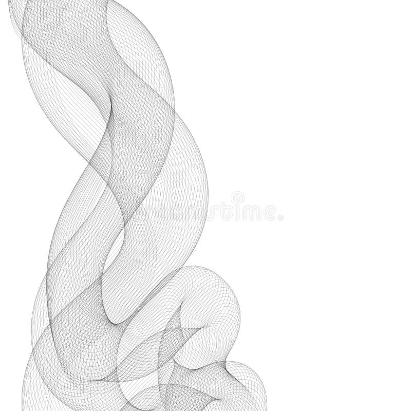 Gray Wave Pattern. Colorful Vector Wave. Decor Element. Eps 10 Stock ...