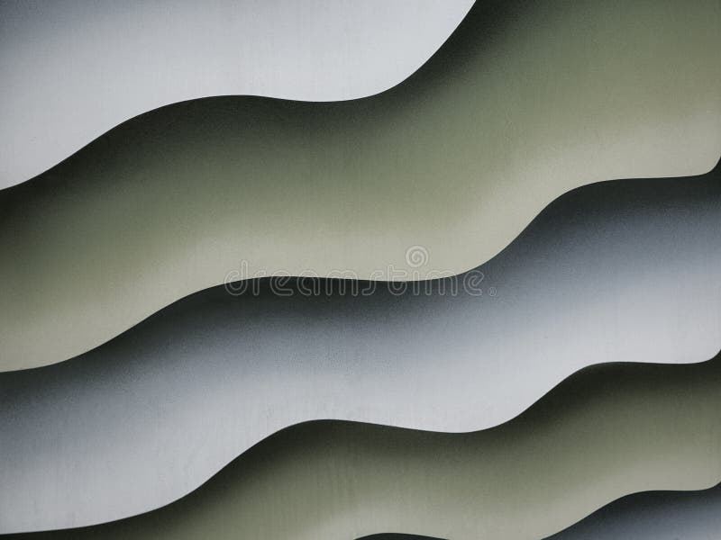 Gray Wave on the Wall, a Background Stock Image - Image of wave ...