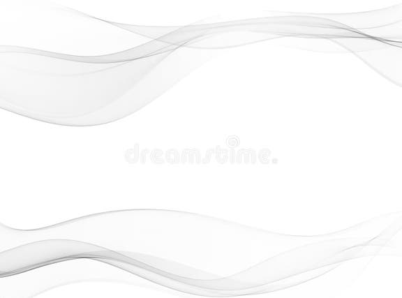 Gray Wavy Abstract Background,transparent Gray Waves. Stock Vector ...
