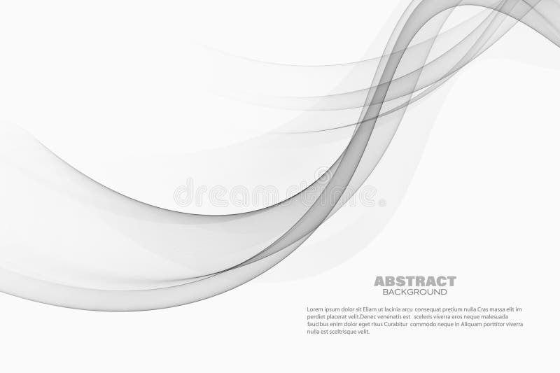 Gray Wavy Abstract Wave,brochure Design Template. Stock Vector ...