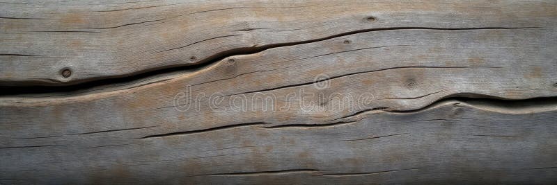 Gray, Weathered Driftwood; Deep Grooves, Pitted Surface, High ...
